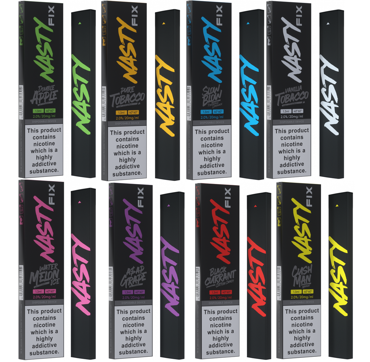 Nasty Fix Disposable Device By Nasty — The Vapour Bar